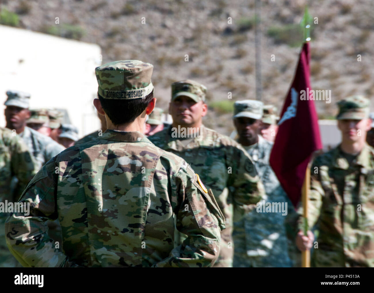 Capt. Ligia Rodriguez-Rosado, incoming commander, B Company, Troop ...
