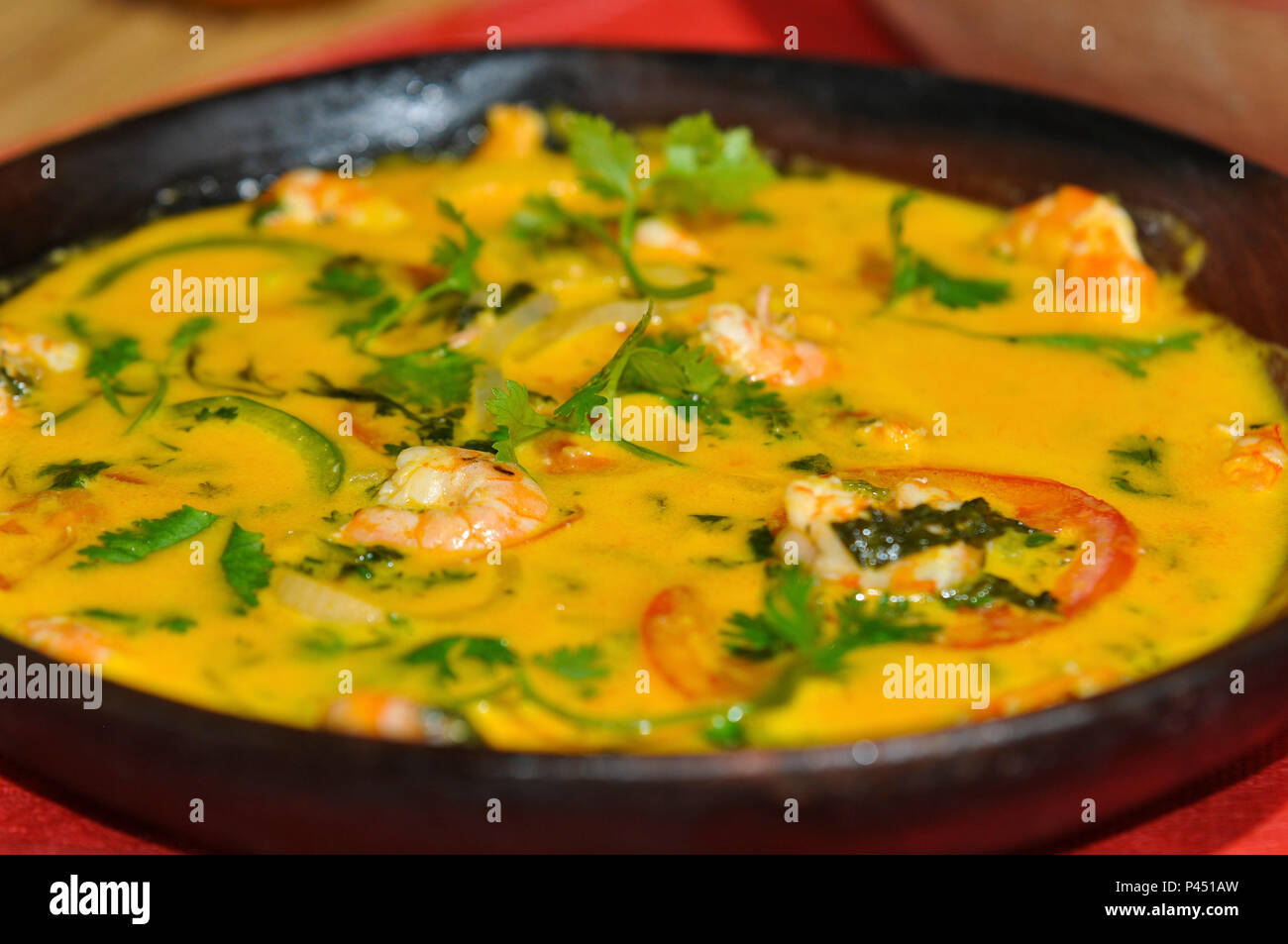Moqueca de camarÃ£o, prato tÃ­pico da Cidade de Cachoeira-Bahia. Bahia ...