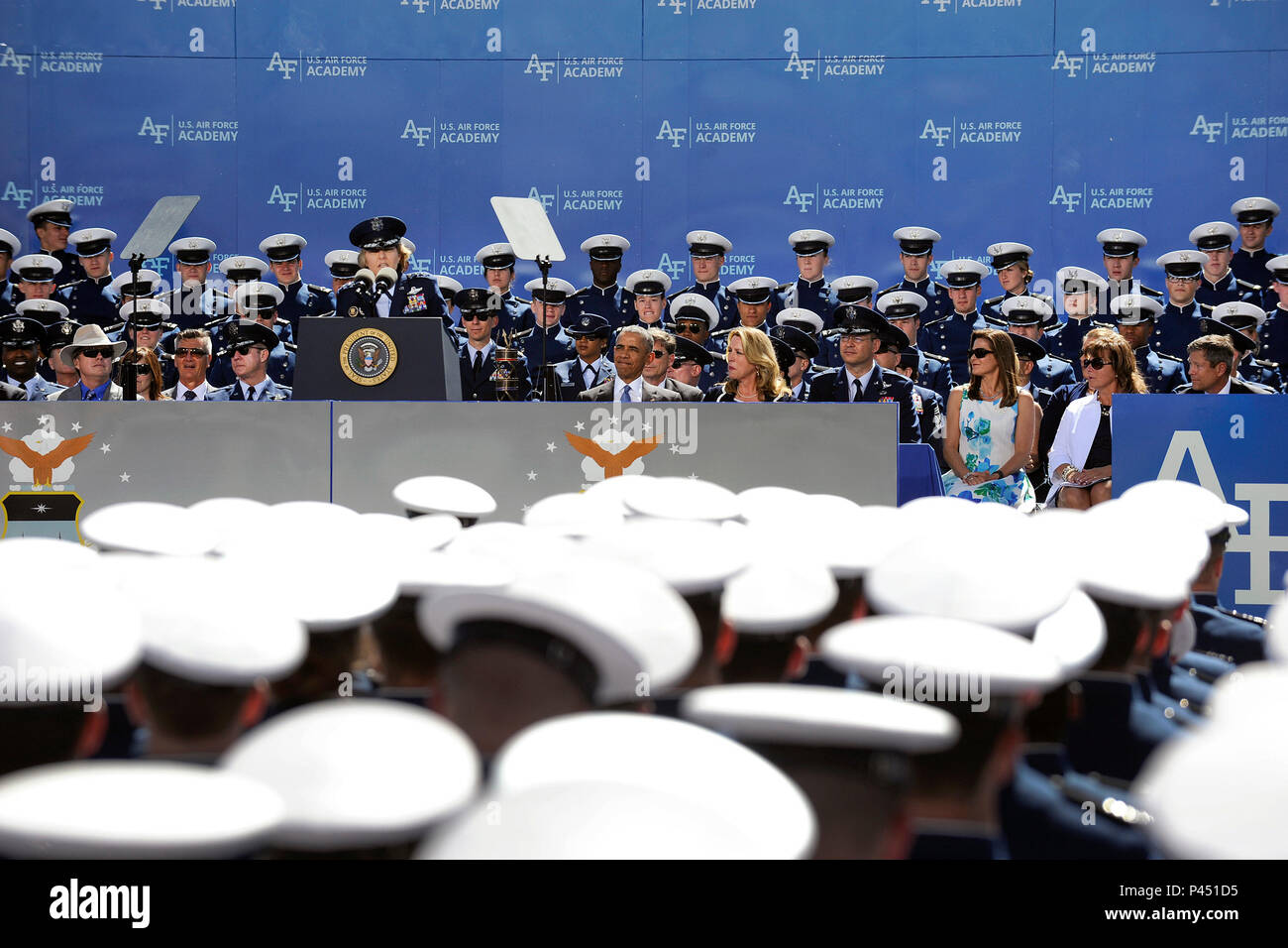 Lt. Gen. Michelle Johnson, superintendent of the U.S. Air Force Academy ...