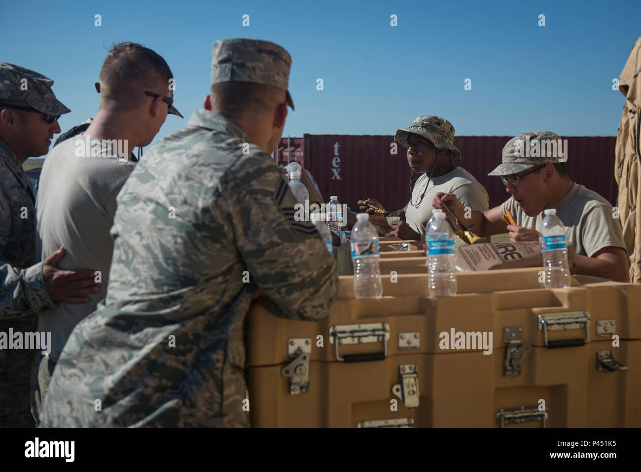 Air Commandos with the 27th Special Operations Contracting Squadron and ...