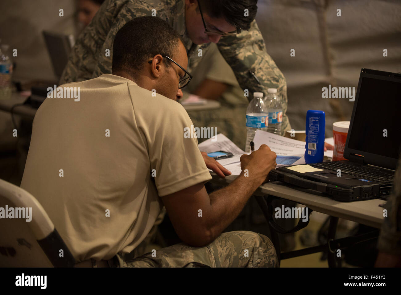 Air Commandos with the 27th Special Operations Contracting Squadron and ...