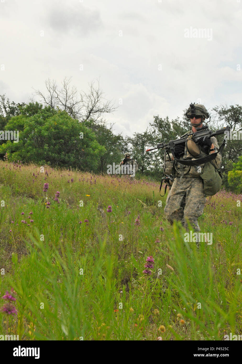 Spc. Chance Phillips, an infantryman with Company B, 1st Battalion ...