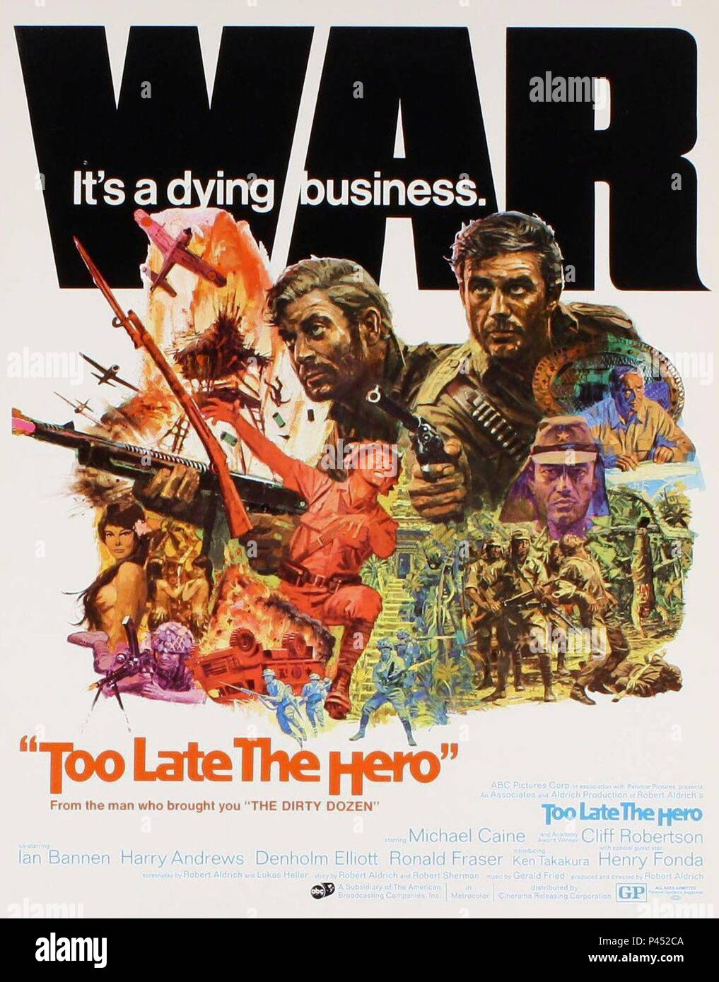 Original Film Title: TOO LATE THE HERO. English Title: TOO LATE THE ...