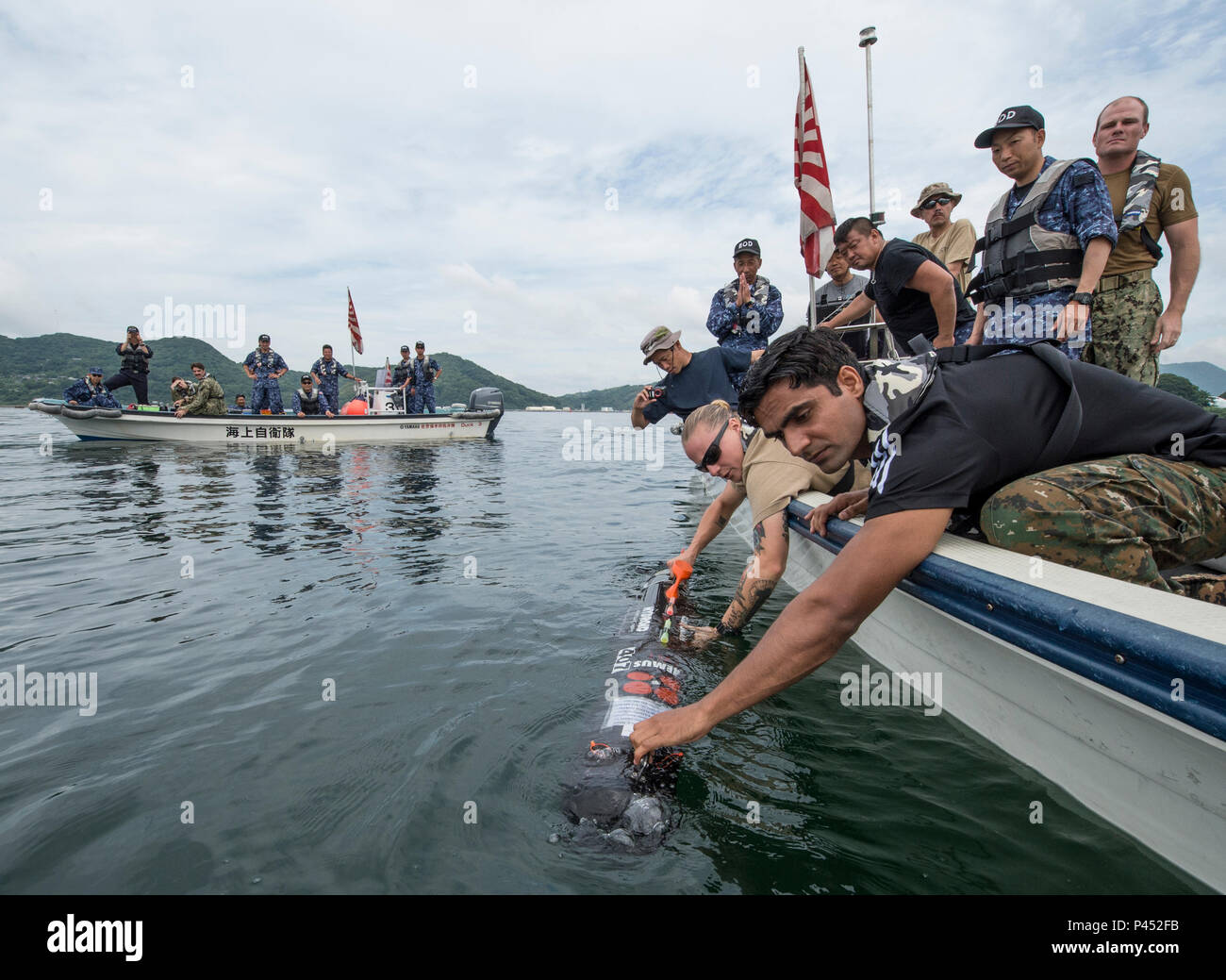 SASEBO, Japan (June 13, 2016) – An Indian Navy Explosive Ordnance ...