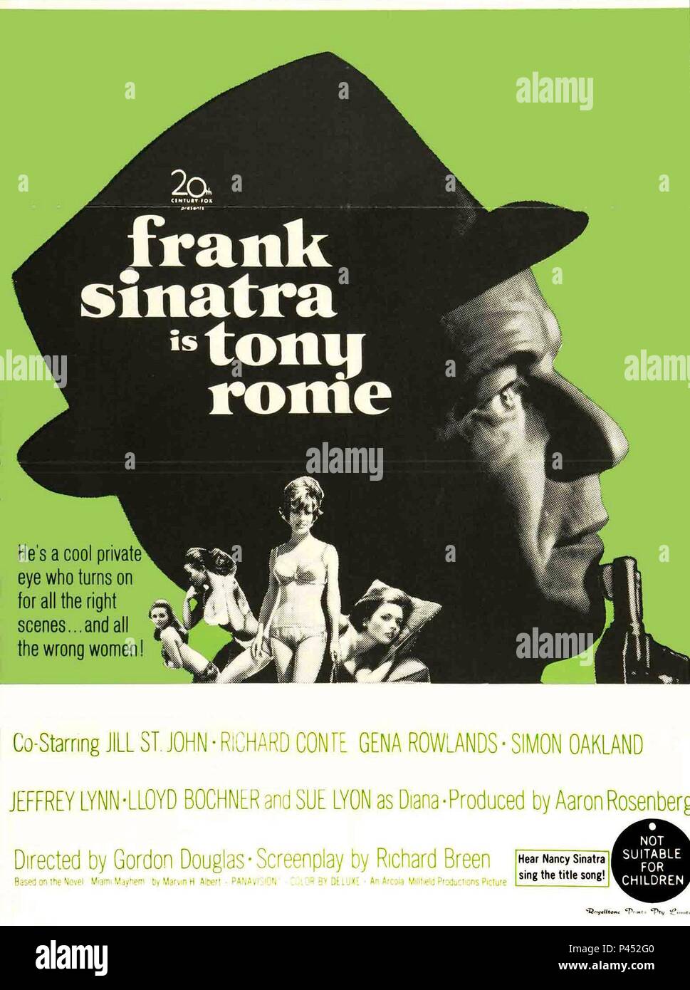 Original Film Title: TONY ROME. English Title: TONY ROME. Film Director ...