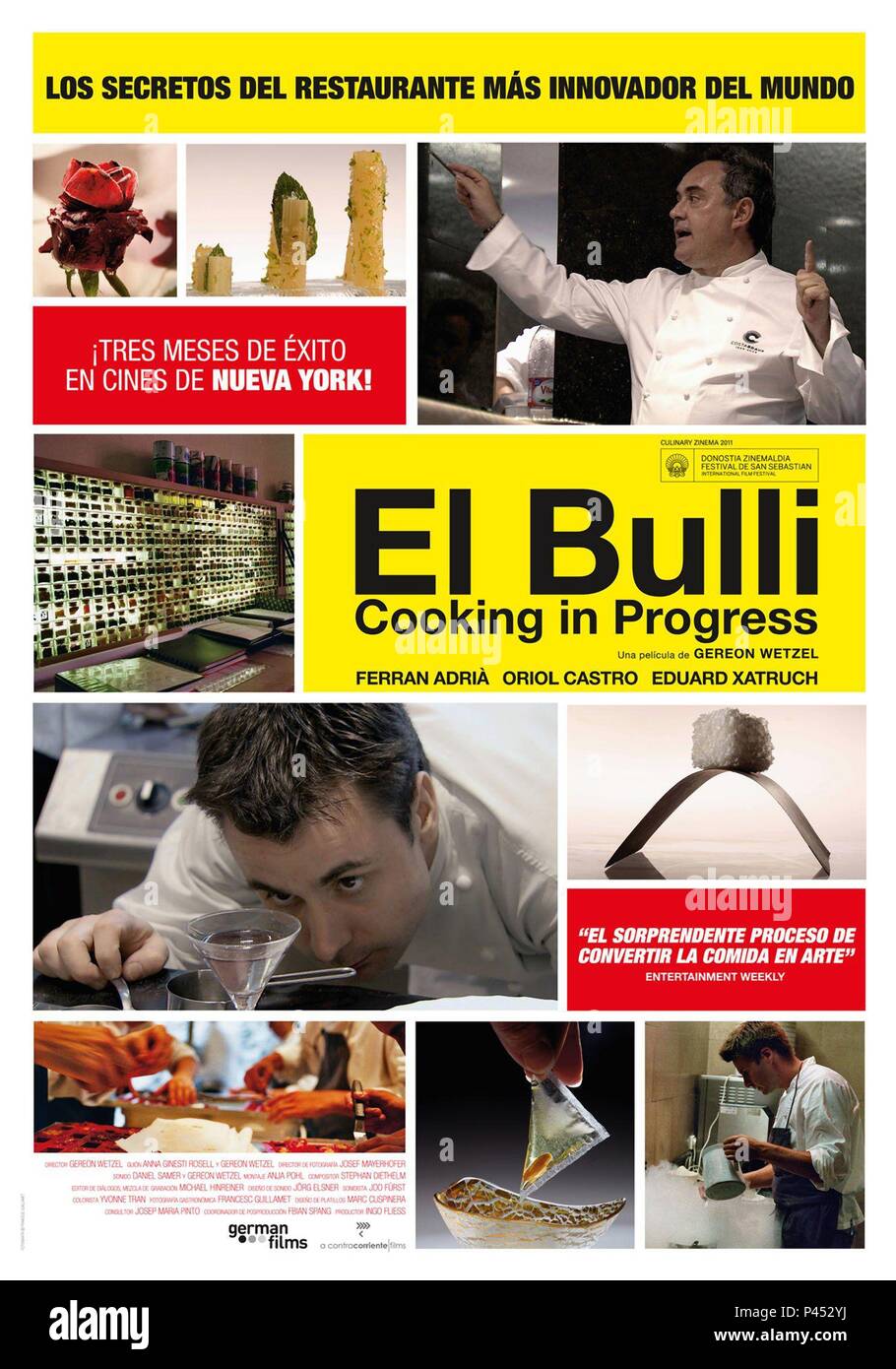 Original Film Title: BULLI, EL: COOKING IN PROGRESS. English Title ...