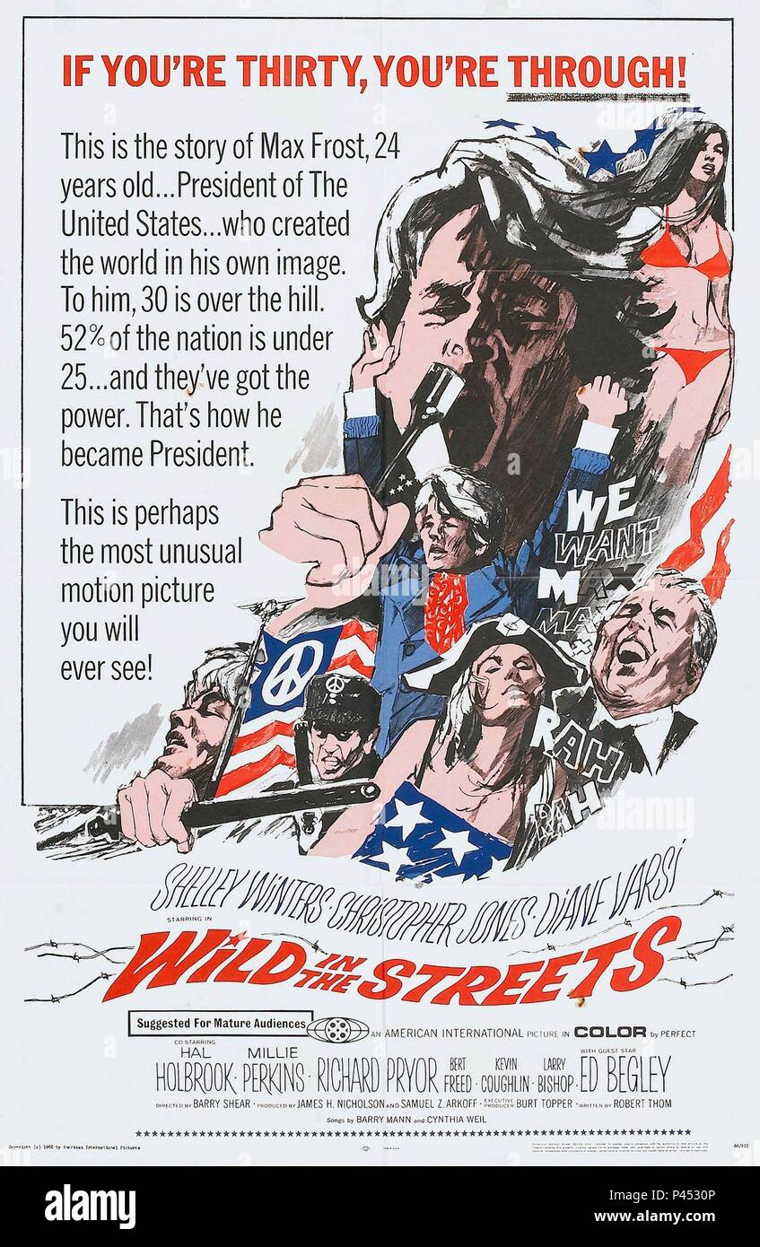 Original Film Title: WILD IN THE STREETS. English Title: WILD IN THE ...