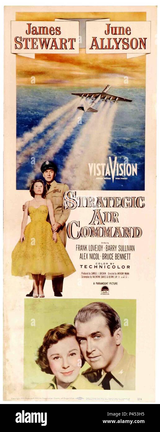 Original Film Title: STRATEGIC AIR COMMAND. English Title: STRATEGIC ...
