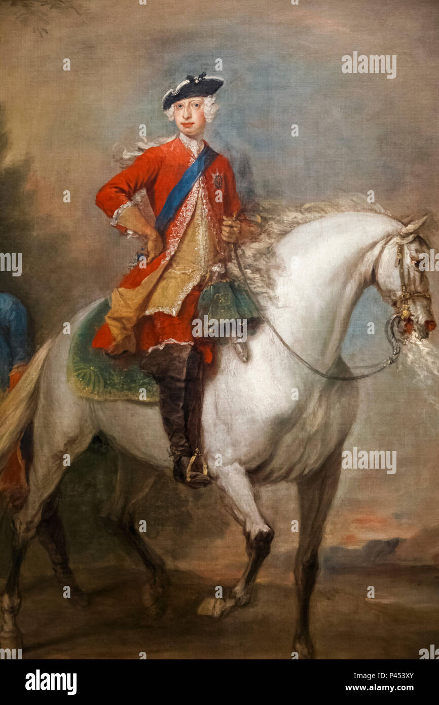 Portrait of Frederick Prince of Wales by Bartholomew Dandridge dated ...