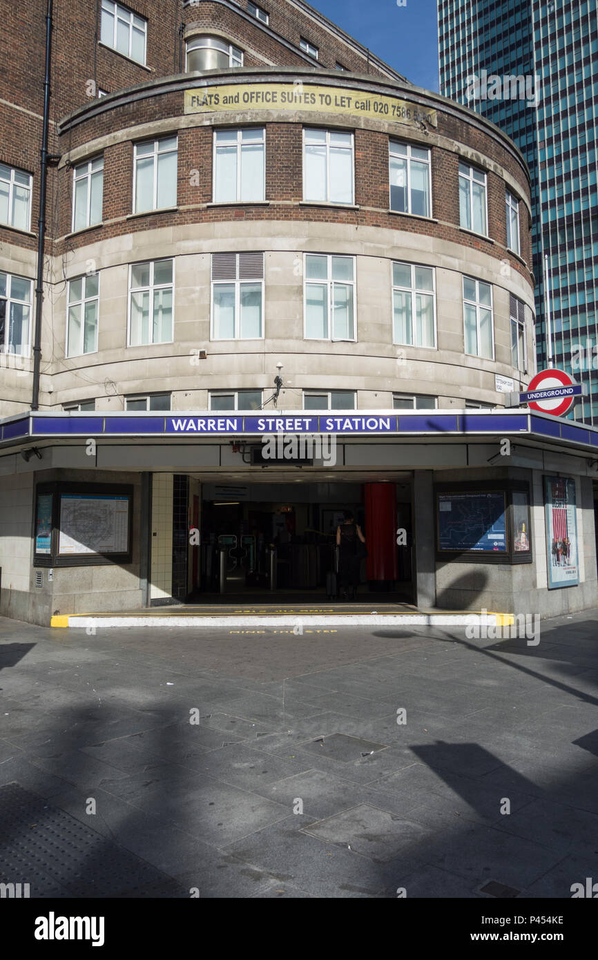 Warren street underground hi-res stock photography and images - Alamy