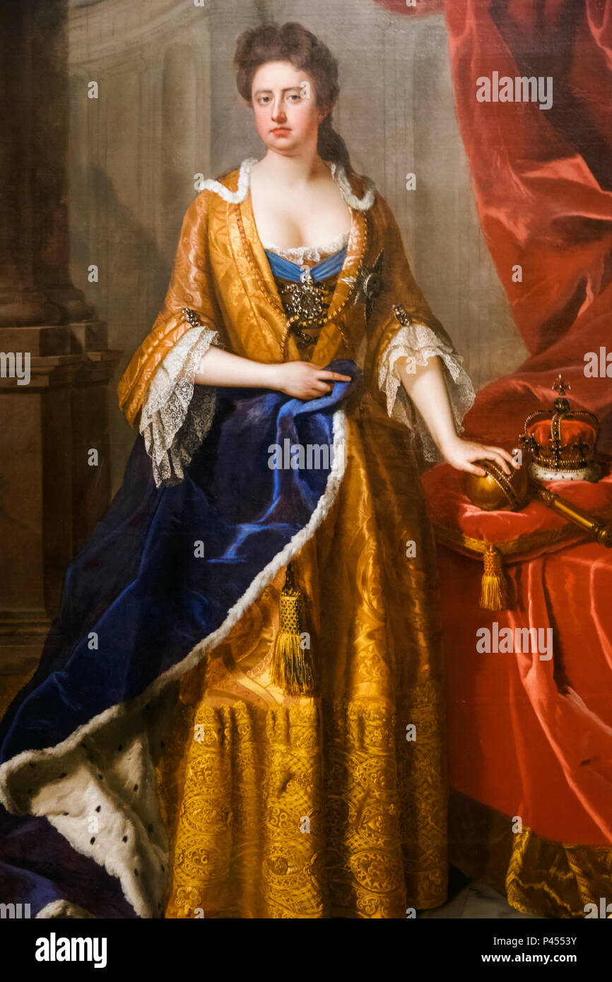 Portrait of Queen Anne by Michael Dahl dated 1705 Stock Photo - Alamy
