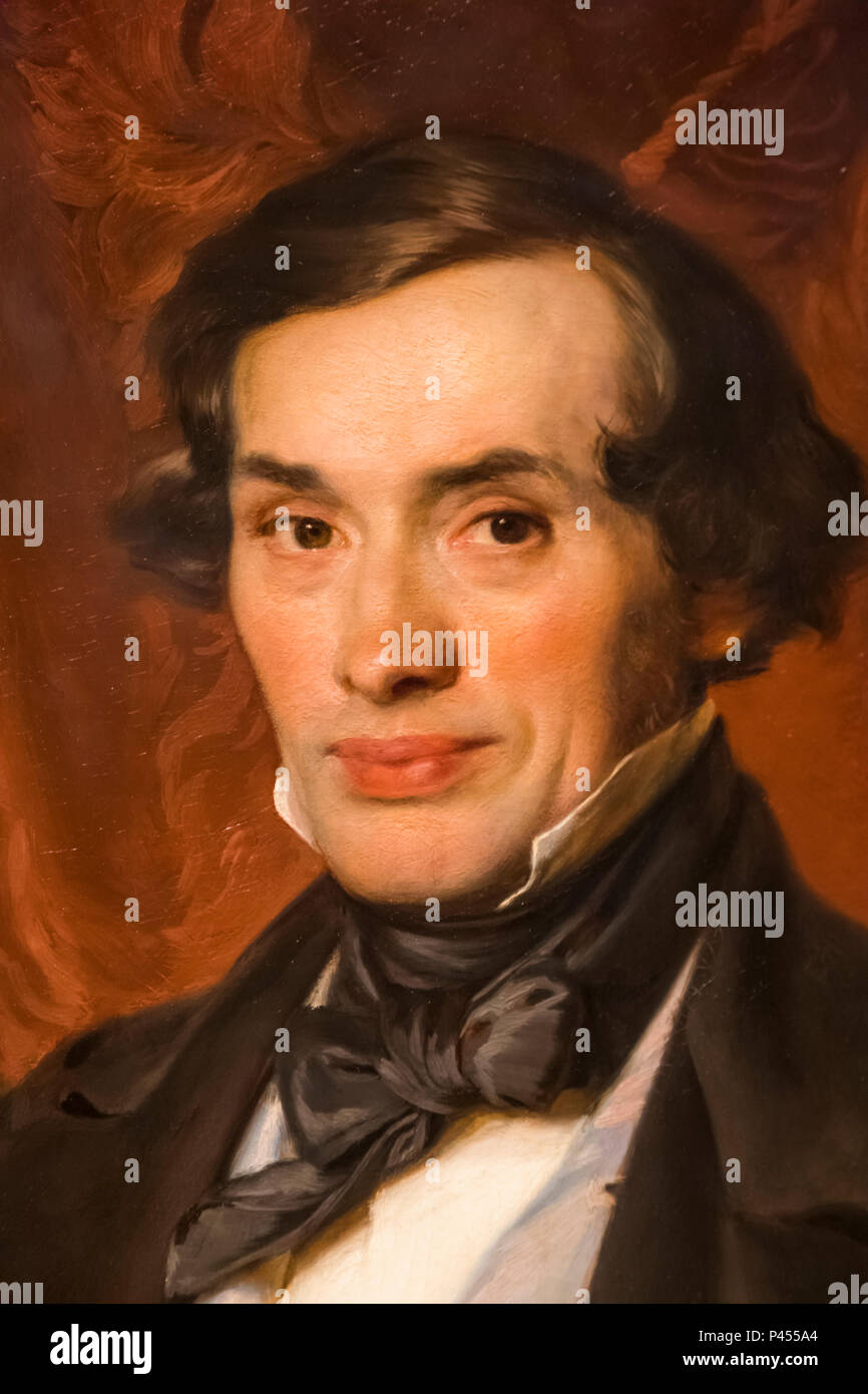 Portrait of Thomas Graham by Wilhelm Trautsschold dated 1850 Stock ...