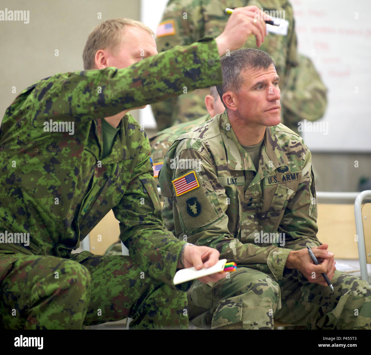 Estonian Army Lt. Col. Veiko-Vello Palm, commander of 1st Infantry ...