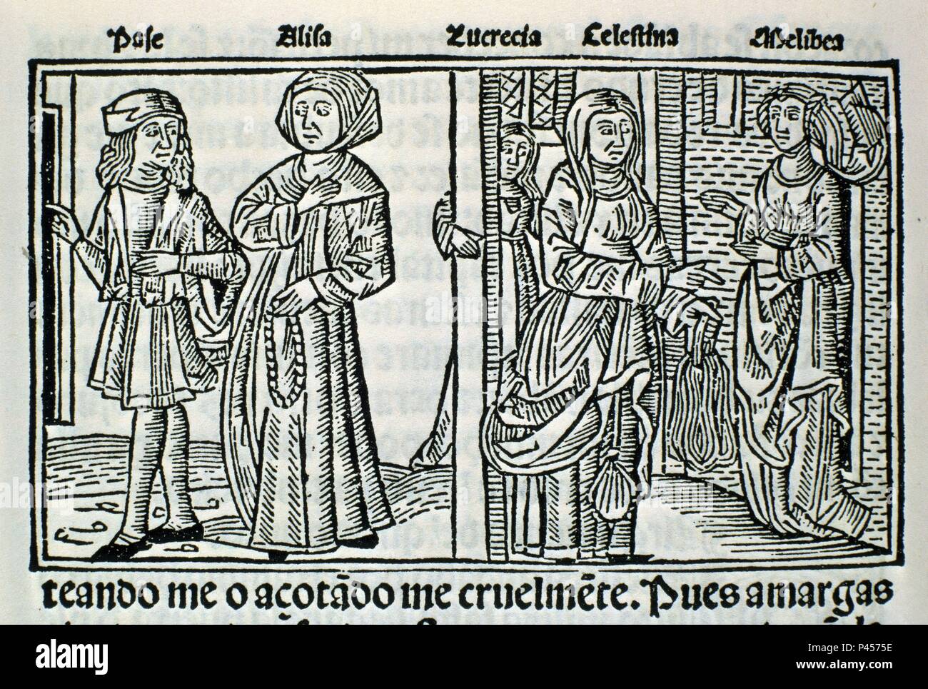 GRABADO DE LA CELESTINA IMPRESO EN BURGOS EN 1499. Author: Fernando de ...