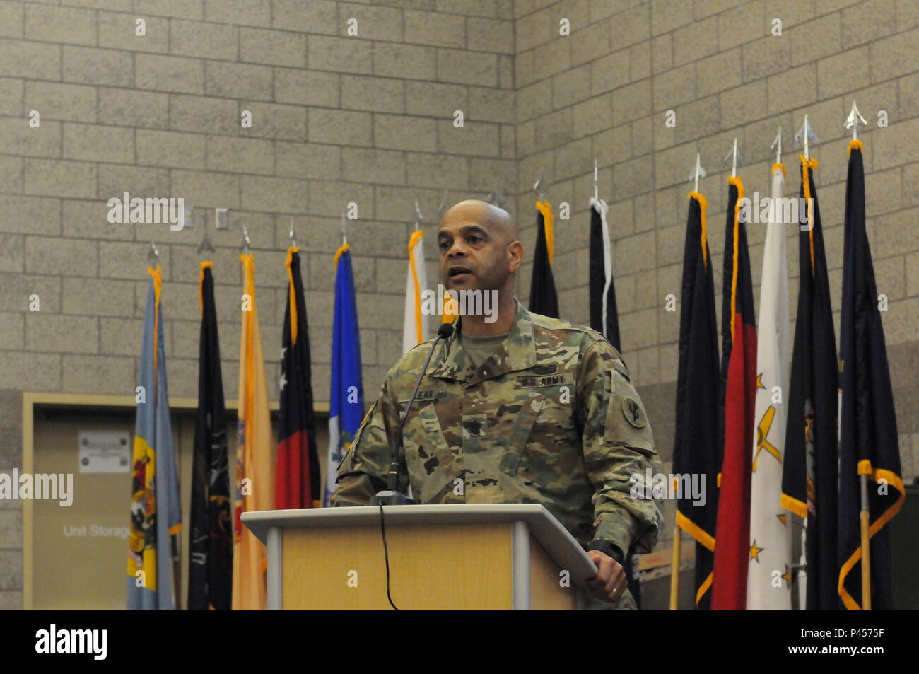 Command Sgt. Maj. Arthur L. Leak, the senior enlisted advisor for the ...