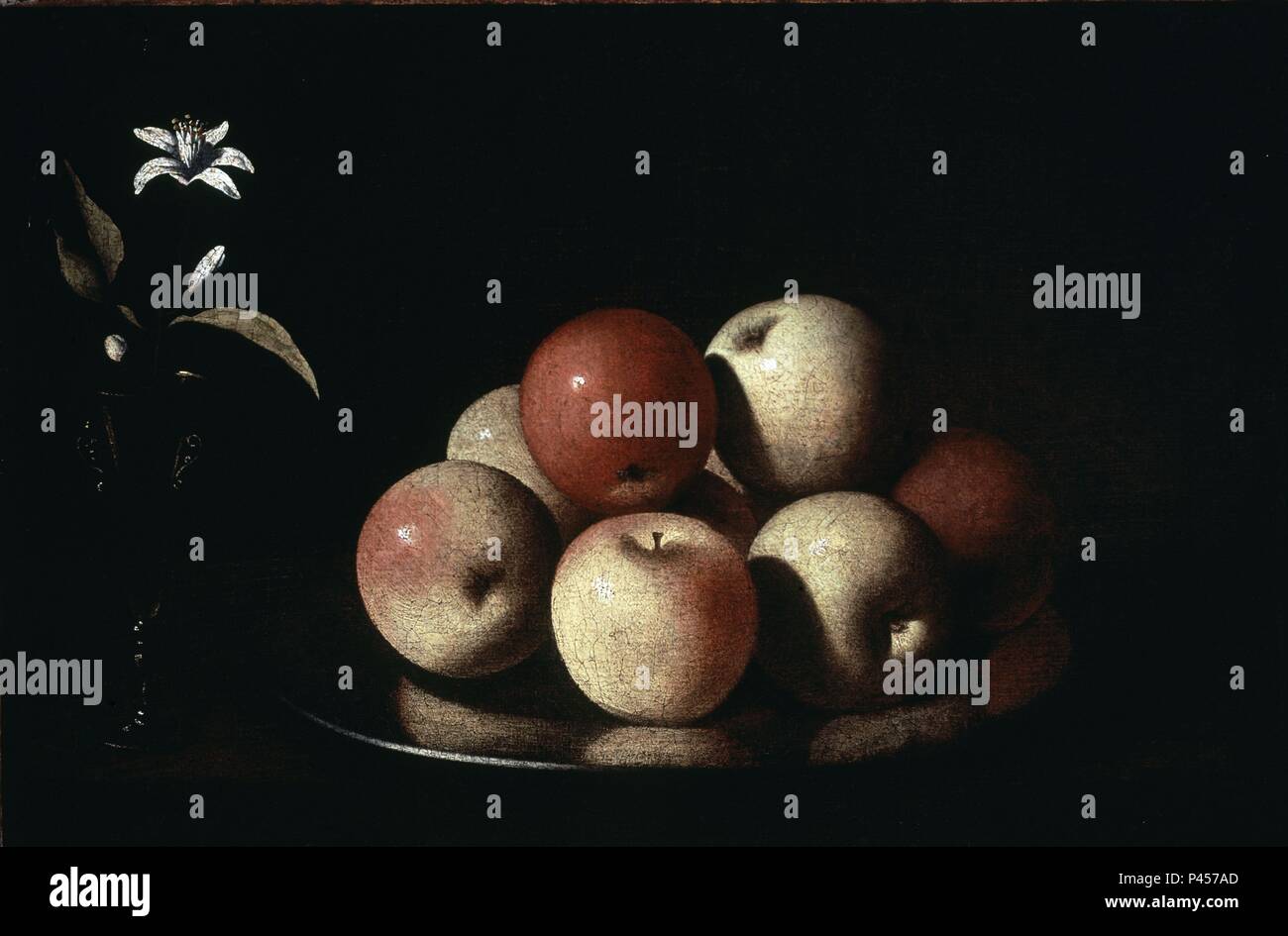 Spanish school. Apples and a Branch of Orange Blossom. Manzanas y una ...