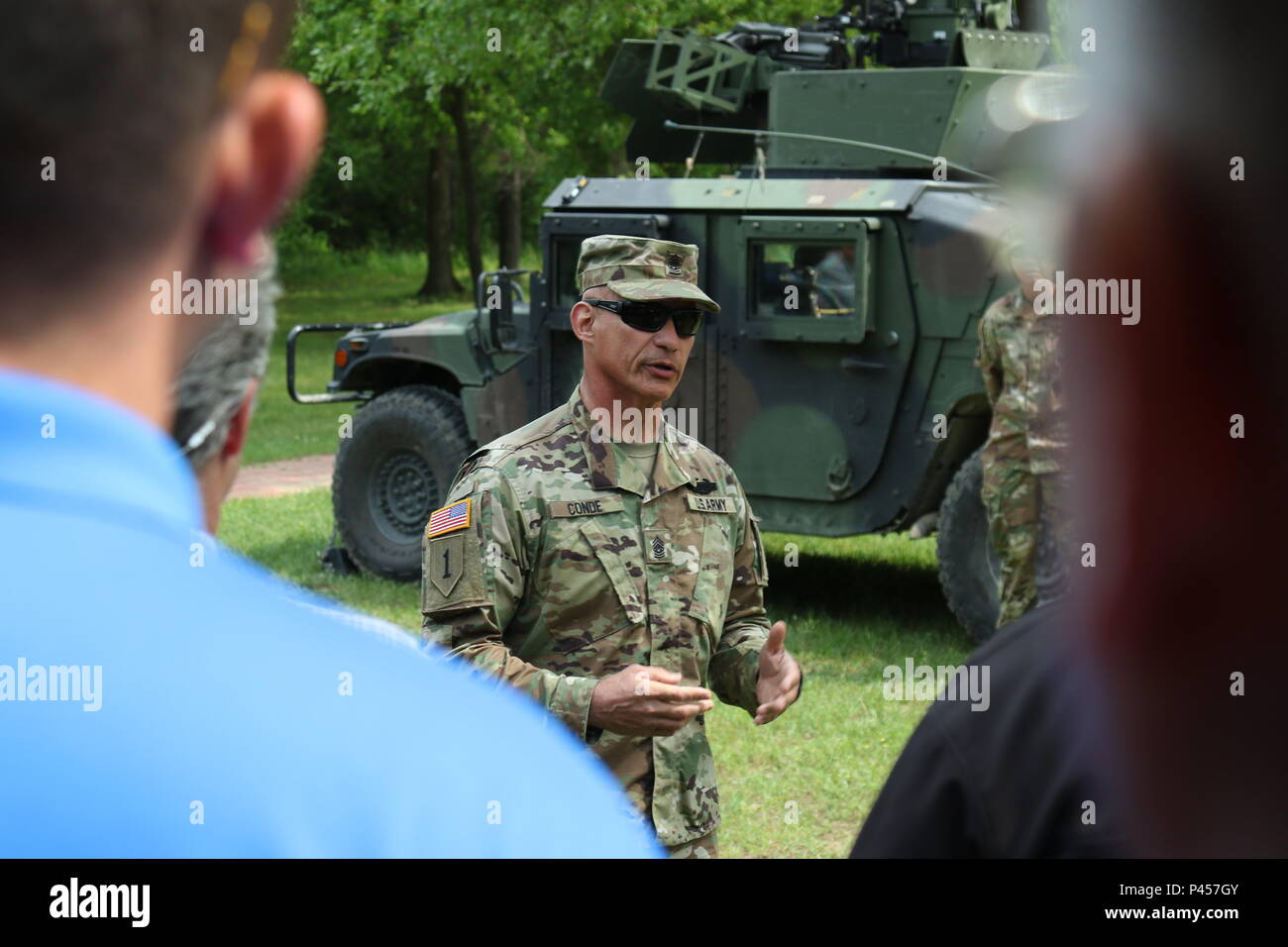 Command Sgt. Maj. Rafael Conde, Wisconsin Army National Guard command ...