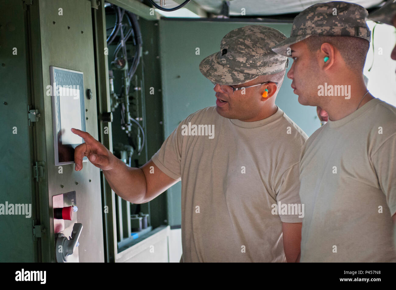 Spc. Joel Cruz, with the 597th Quartermaster Company, an Army Reserve ...