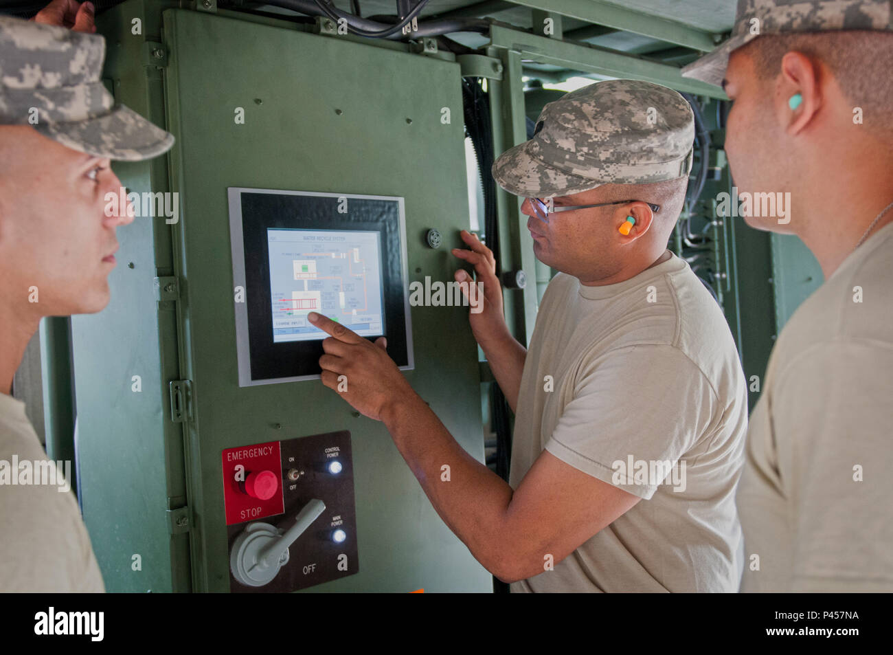 Spc. Joel Cruz, with the 597th Quartermaster Company, an Army Reserve ...