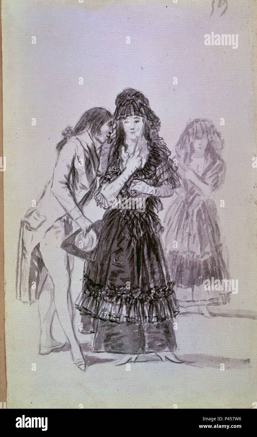 CAPRICHO 7 - NI ASI LA DISTINGUE - ALBUM B DE MADRID - 1796-1797 ...