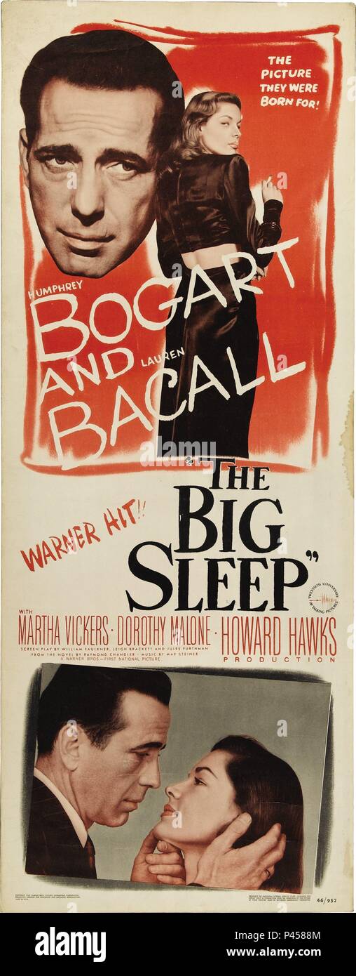 Original Film Title: THE BIG SLEEP. English Title: THE BIG SLEEP. Film ...