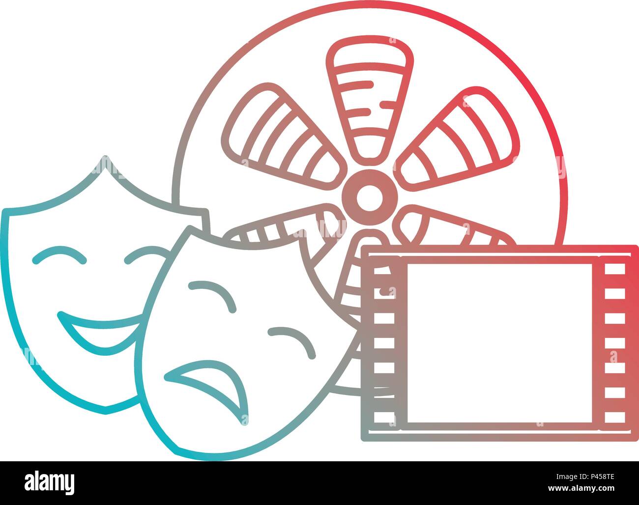 Theater faces Stock Vector Images - Alamy