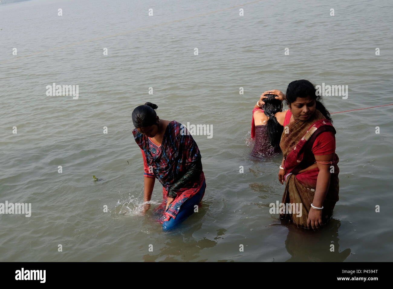 India, Kolkata, Hughli river, daily life Stock Photo - Alamy