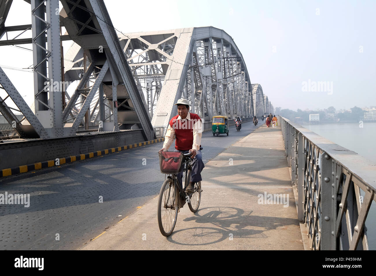 India, Kolkata, Howrah Bridge Stock Photo - Alamy