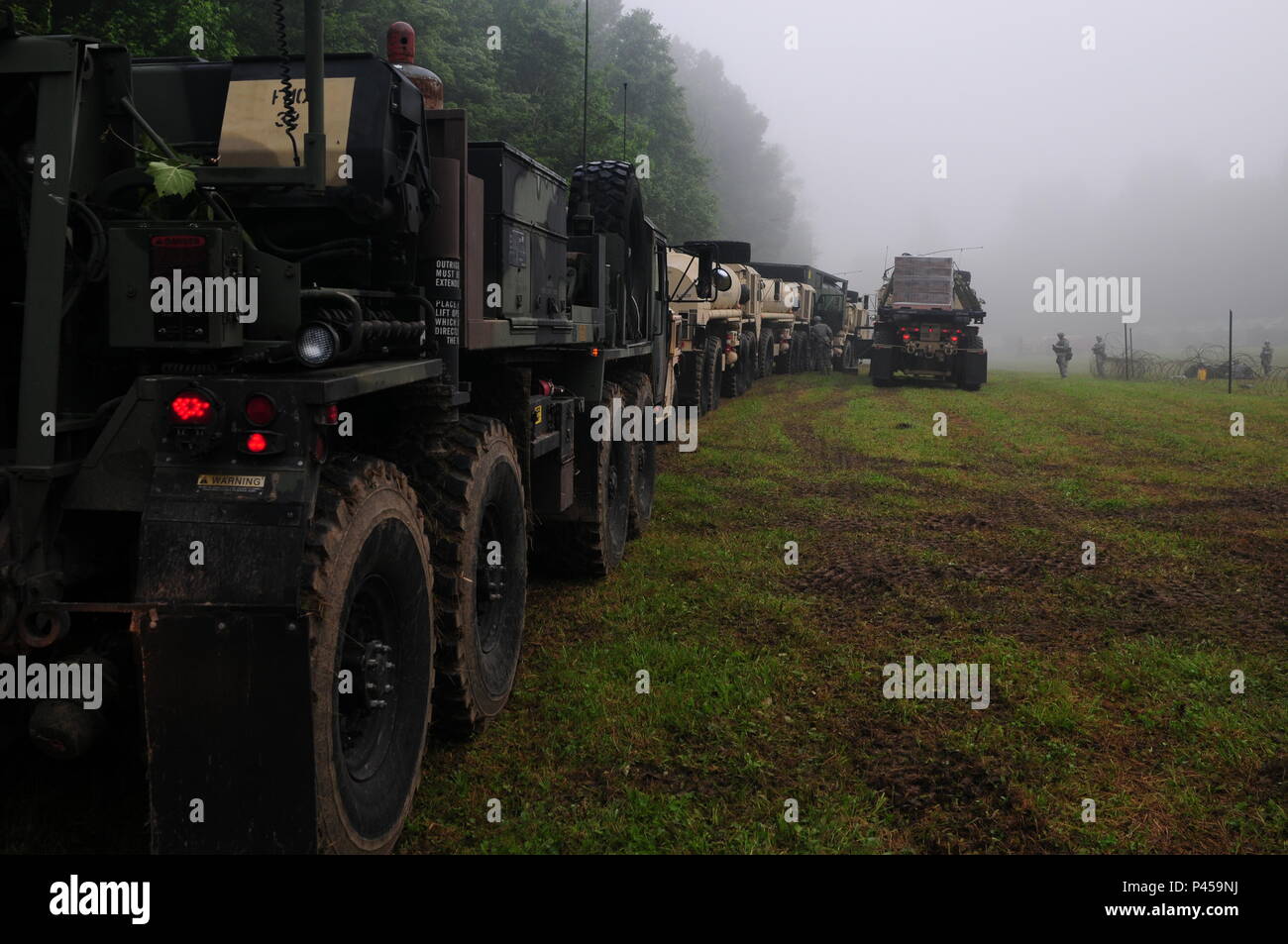 A Logistics Package (LOGPAC) convoy, from the 149th Brigade Support ...