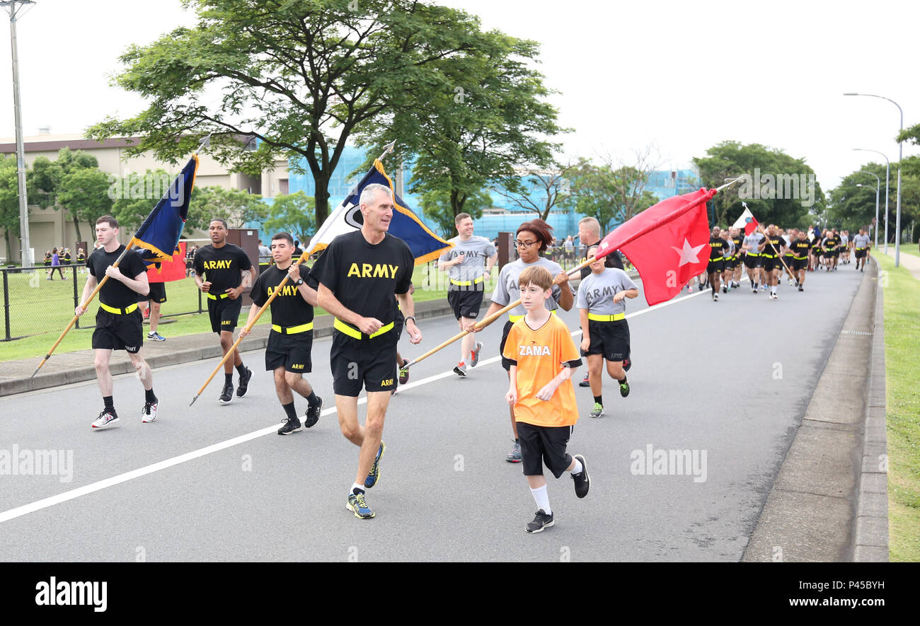U.S. Army leadership and personnel participated with community members ...