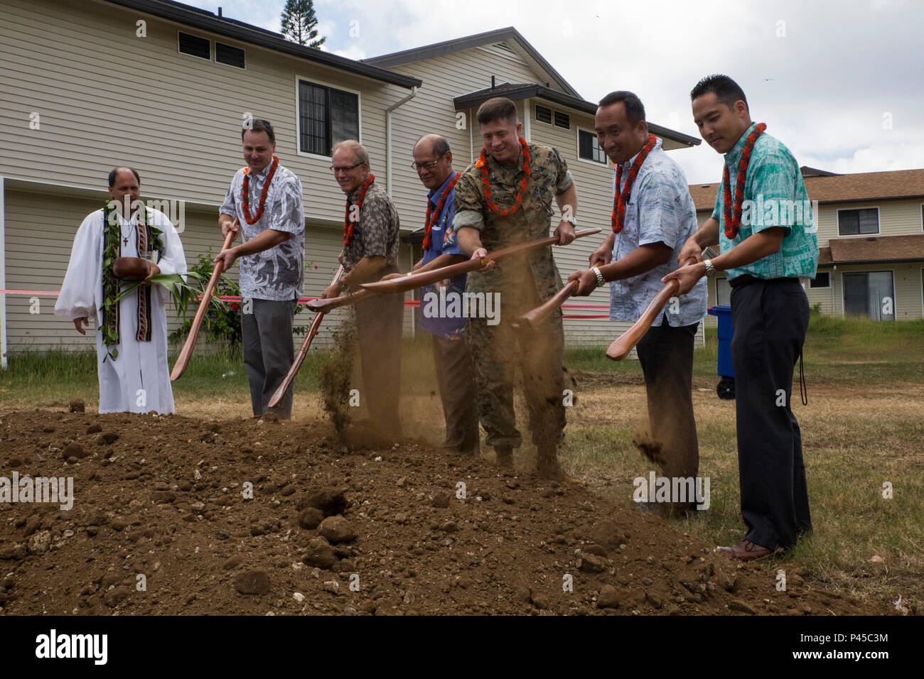 Perform ground breaking ceremony hi-res stock photography and images ...