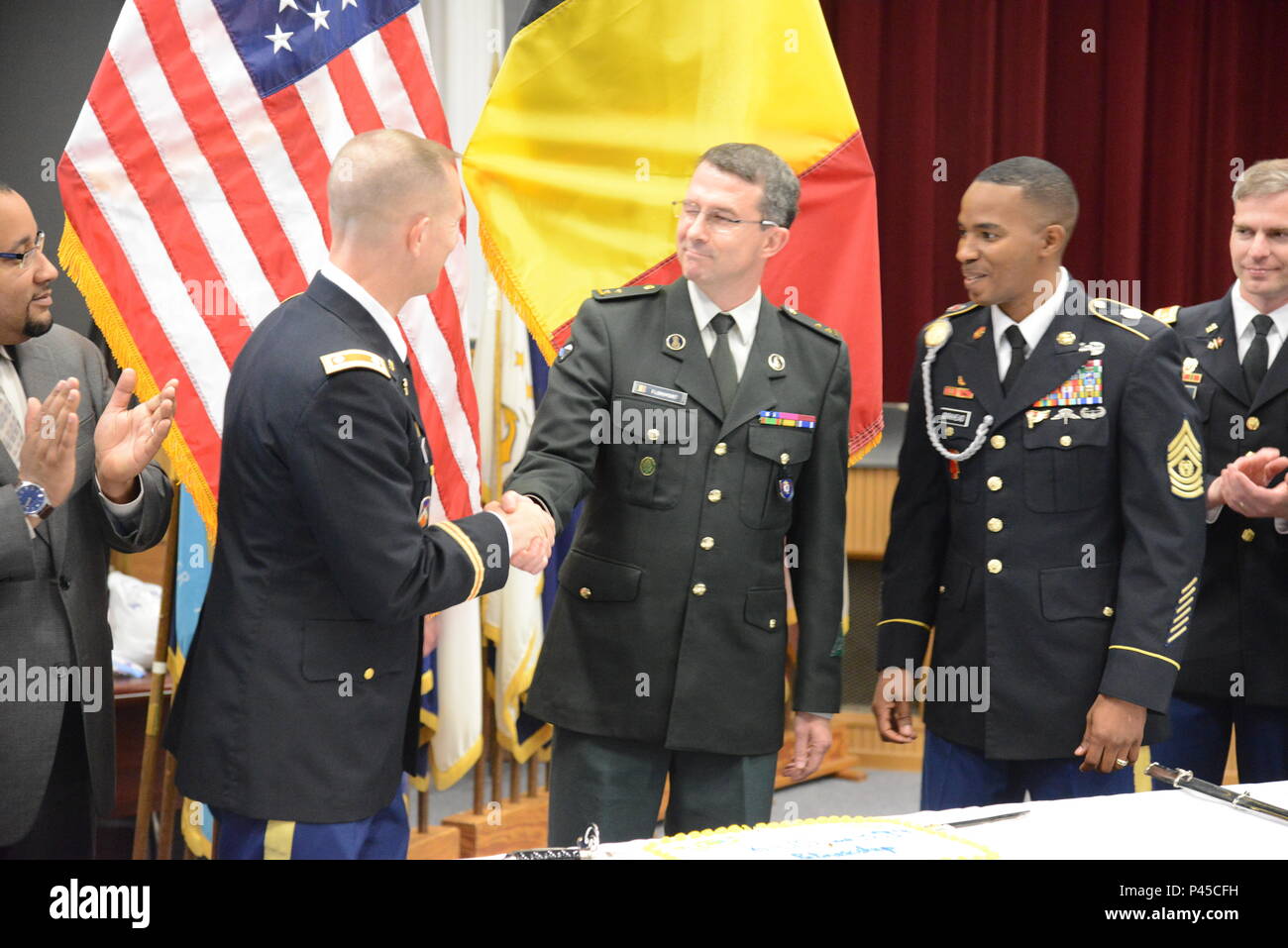 U.S. Army Lt. Col. Eric J. Van Den Bosh, Commander, 39th Signal ...