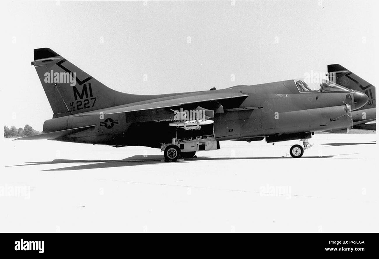 107th Tactical Fighter Squadron A-7D Corsair II 72-0227 Stock Photo - Alamy
