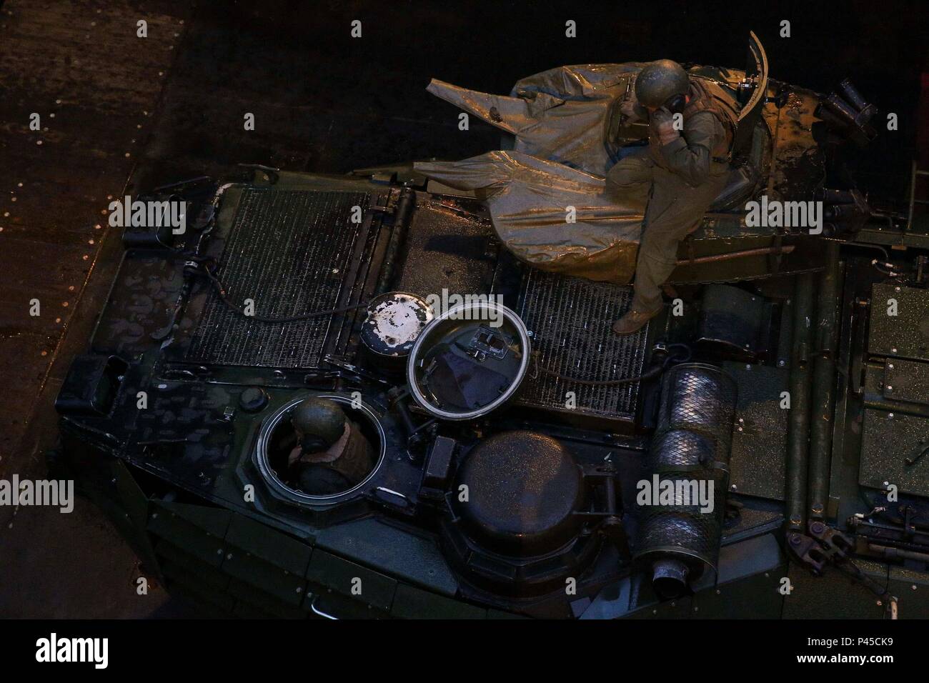 Marines with the 22nd Marine Expeditionary Unit (MEU) board the USS ...