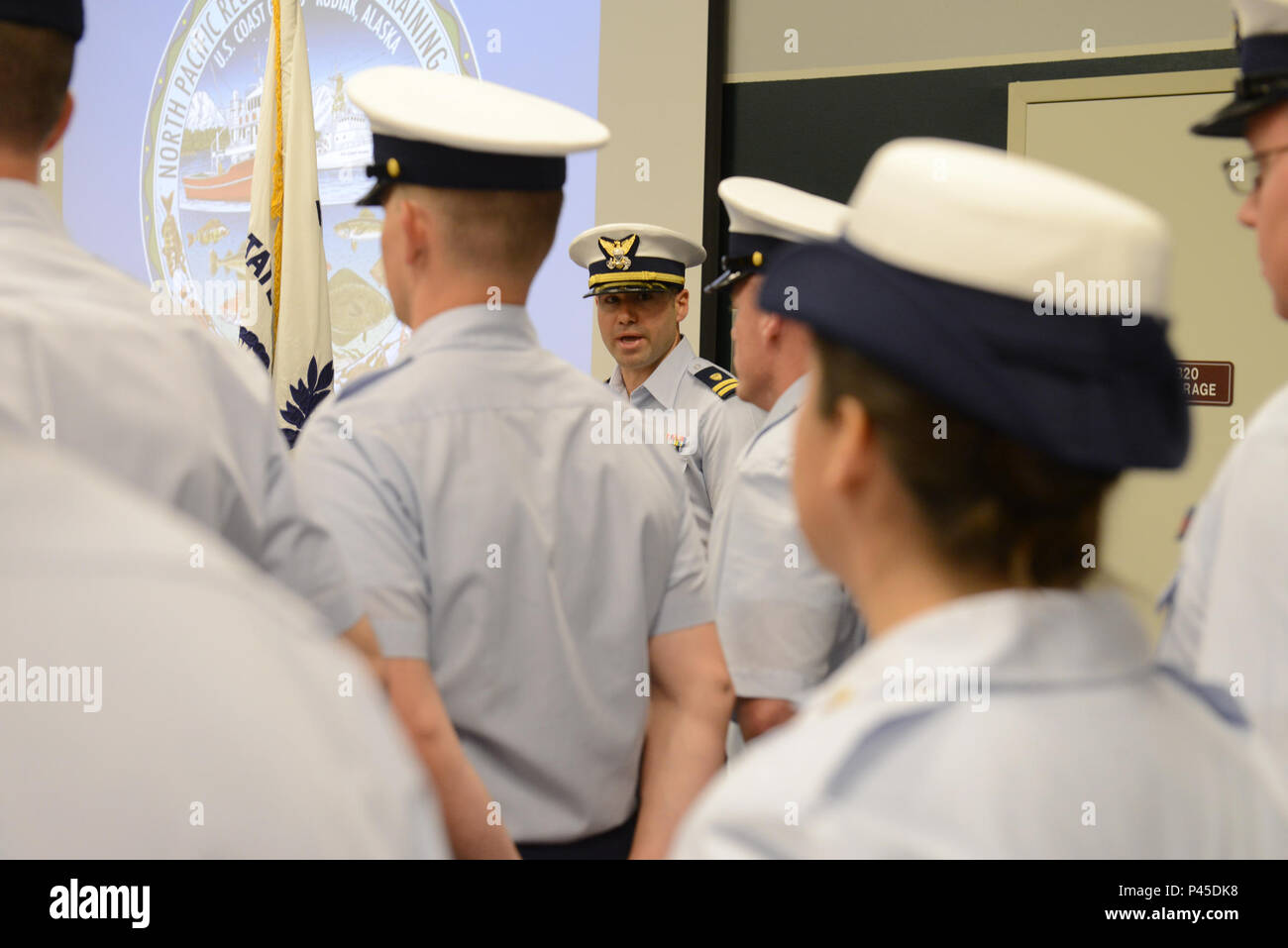 Lt. Steven Hulse, the out-going commanding officer of the Coast Guard ...
