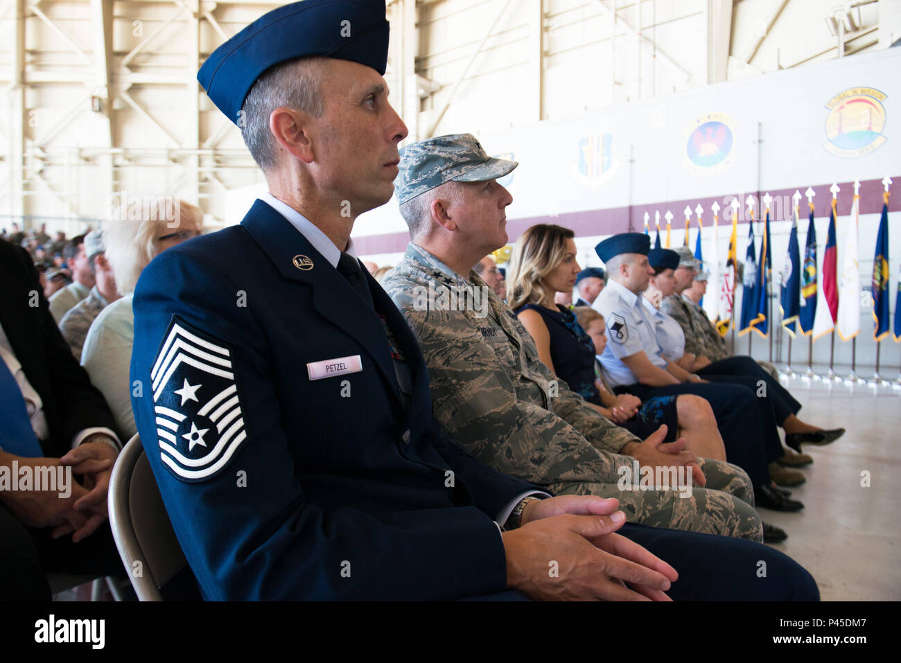 U.S. Air Force Command Chief Master Sgt. Todd, Petzel, 18th Air Force ...
