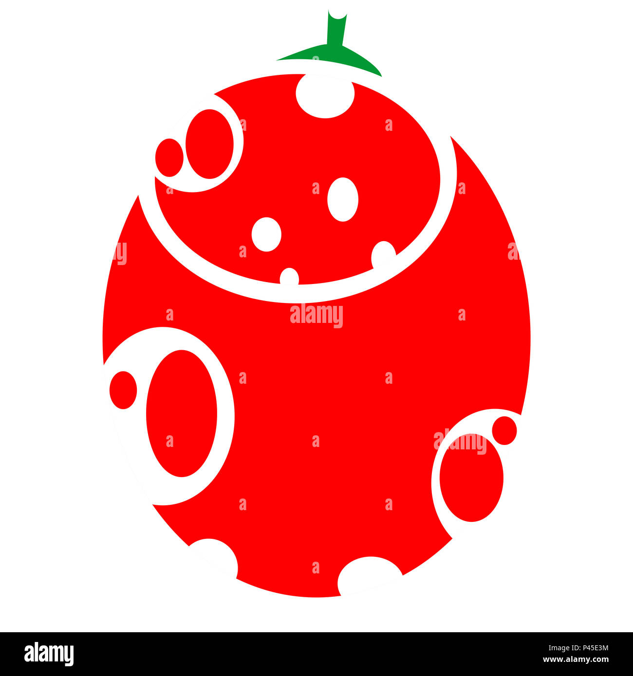 Fruit berry cartoon flat Cut Out Stock Images & Pictures - Alamy