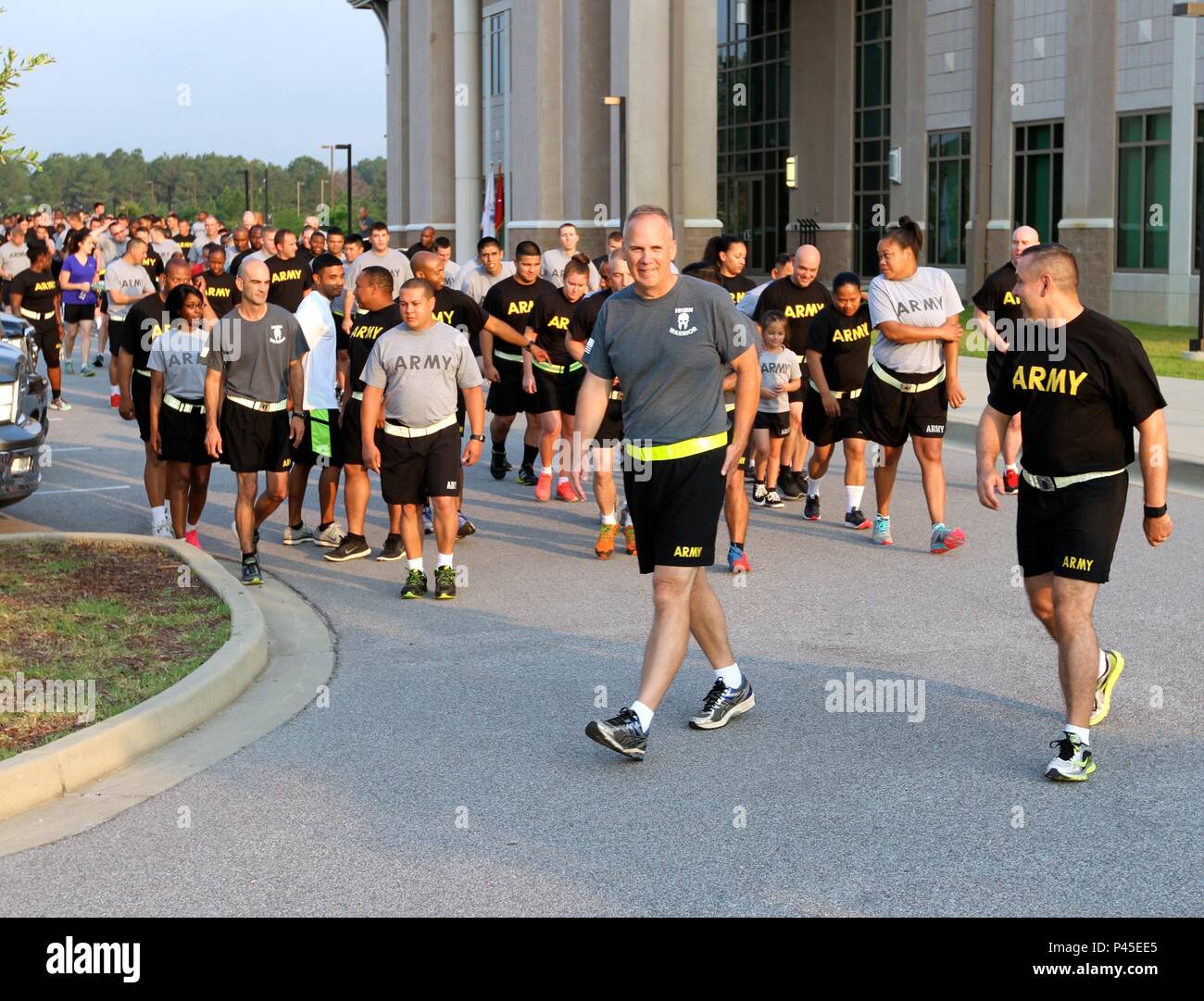 Brig. Gen. David Glaser (center), chief of staff, U.S. Army Central and ...