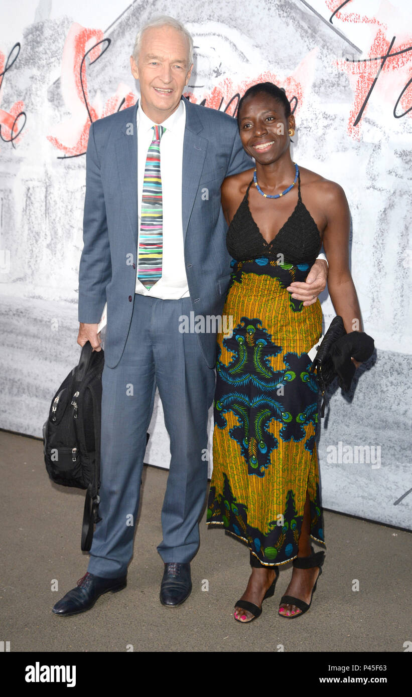 Photo Must Be Credited ©alpha Press 078237 19062018 Jon Snow With His Wife Dr Precious Lunga