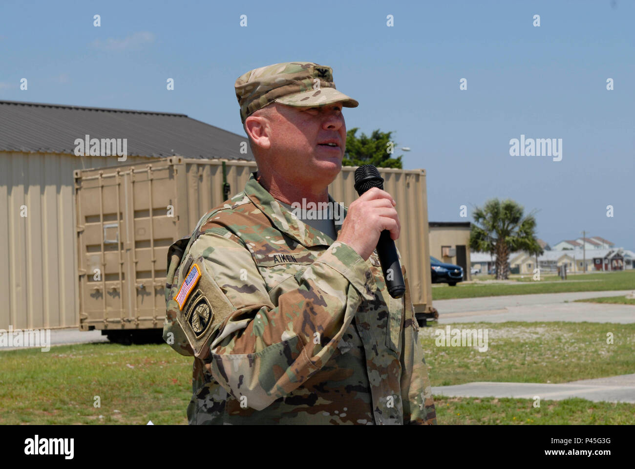 FORT FISHER, N.C. — North Carolina Army National Guard Col. Timothy ...