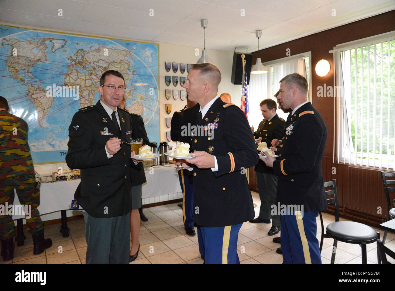 U.S. Army Lt. Col. Eric J. Van Den Bosh, Commander, 39th Signal ...