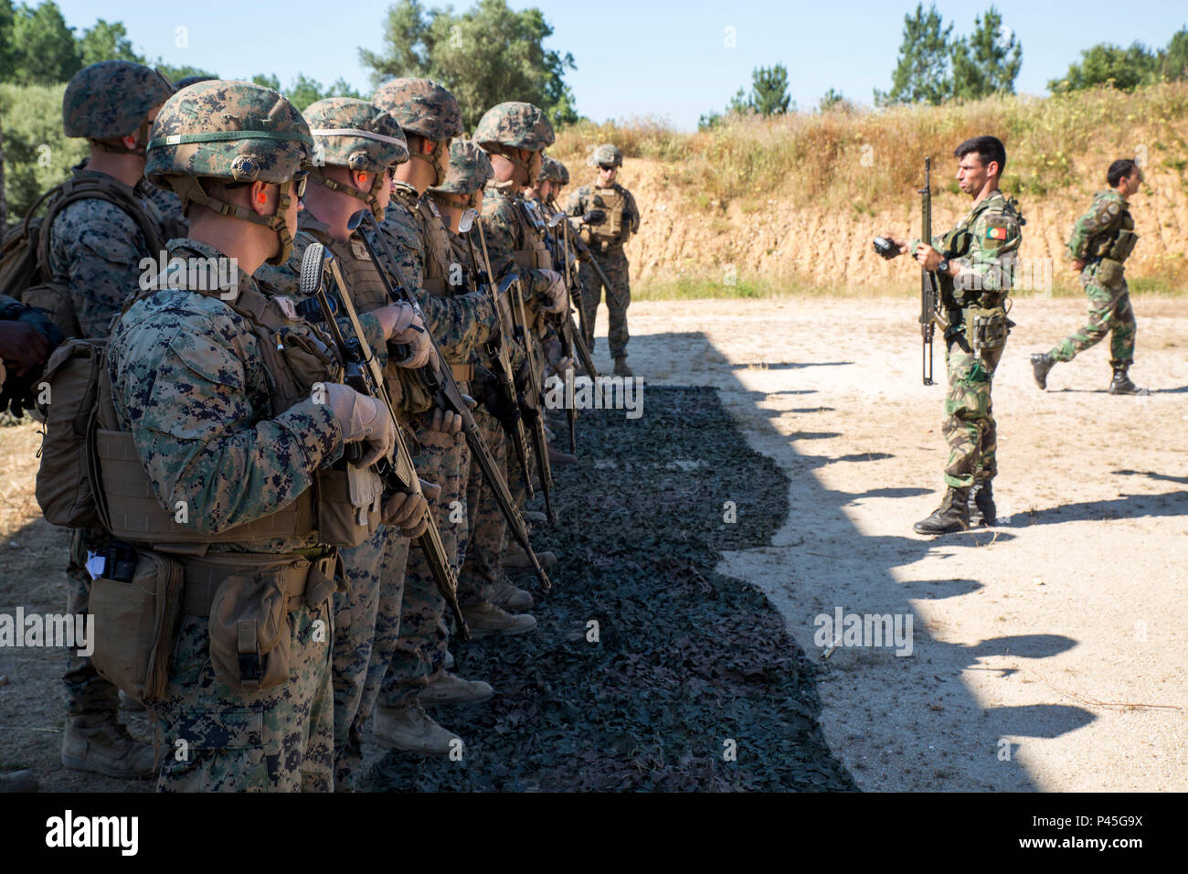 U.S. Marines with Special Purpose Marine Air-Ground Task Force-Crisis ...
