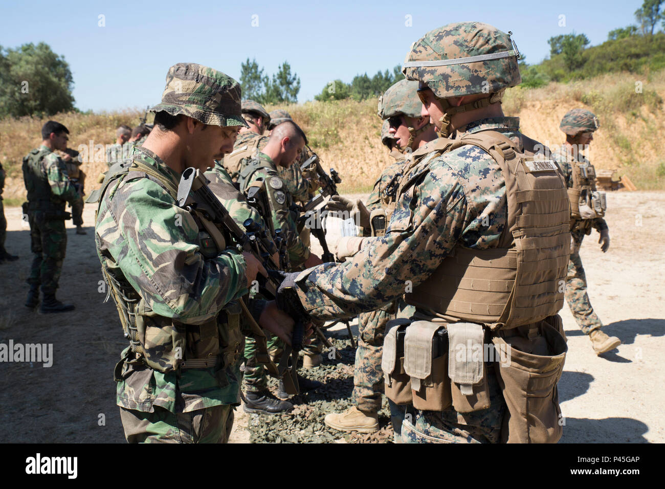 U.S. Marine Corps Lance Cpl. Brian Jennings, an infantry assaultman ...