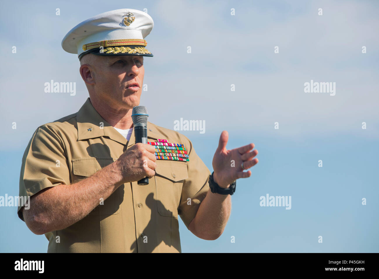 U.S. Marine Corps Brig. Gen. Thomas D. Weidley, commanding general ...