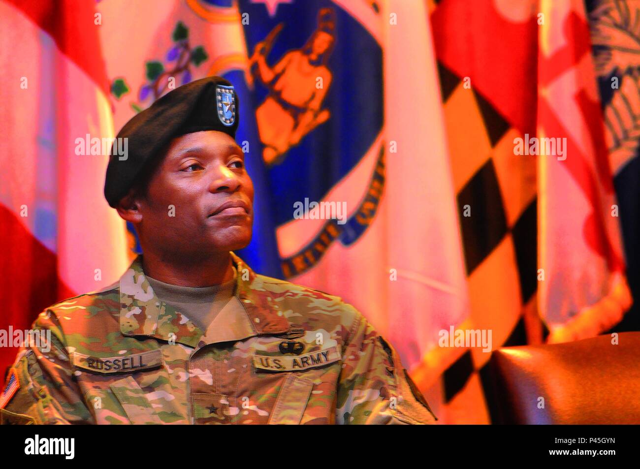 Brig. Gen. Michel M. Russell Sr., outgoing Chief of Transportation ...