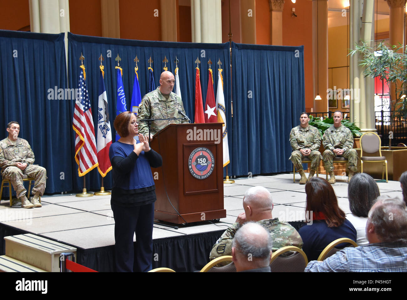 Col. Dan Koprowski, the outgoing U.S. Army Corps of Engineers, St. Paul ...