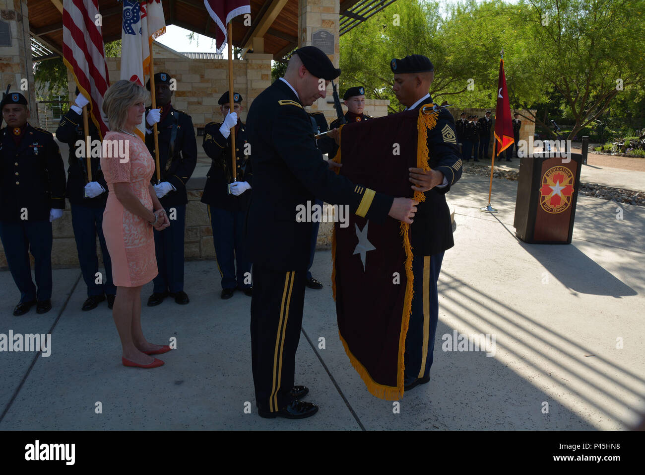 Brooke Army Medical Center Commander Brig. Gen. Jeffrey Johnson and ...