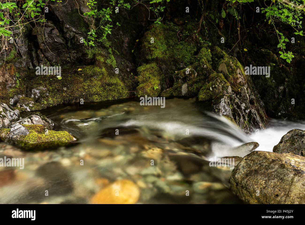 Water falls - Mosedale Beck - Wasdale - UK Stock Photo - Alamy
