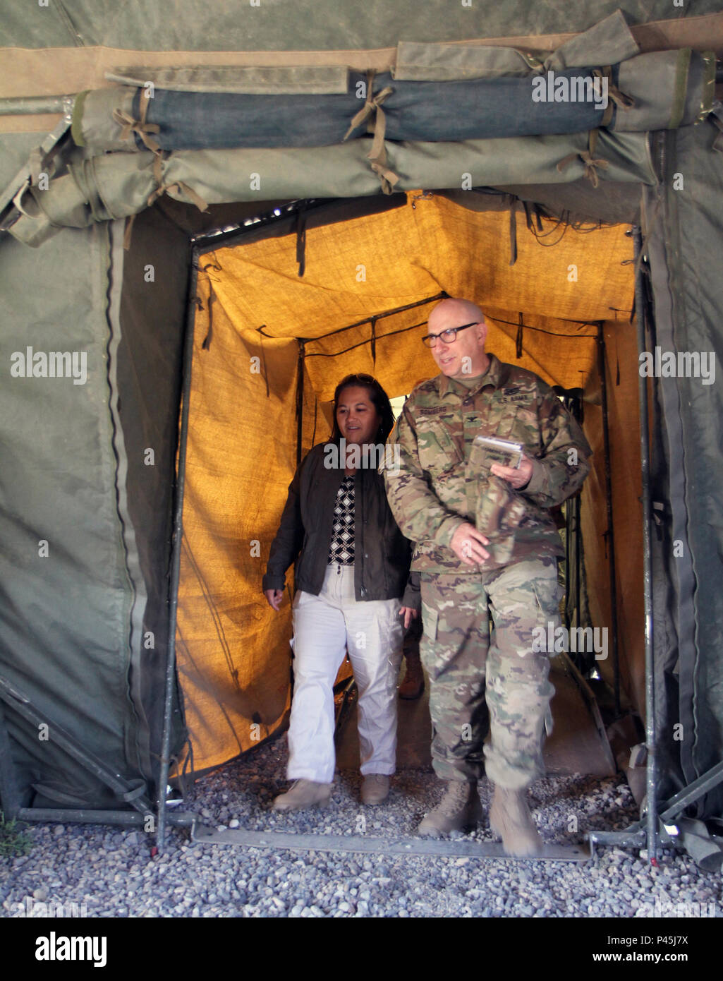 U.S. Army Reserve Col. Lewis Somberg, brigade commander of the 139th ...