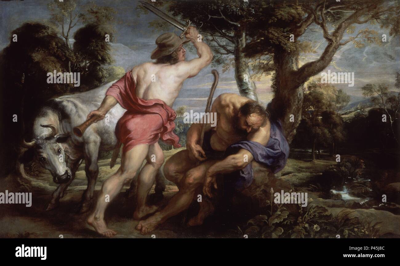 MERCURIO Y ARGOS - 1636-1638 - OLEO/LIENZO - 179x297 cm - NP 1673 ...